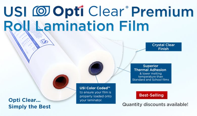 USI Laminate, Laminators, Laminating Machines, Pouch Laminators, Laminating Fill, Thermal Roll ...